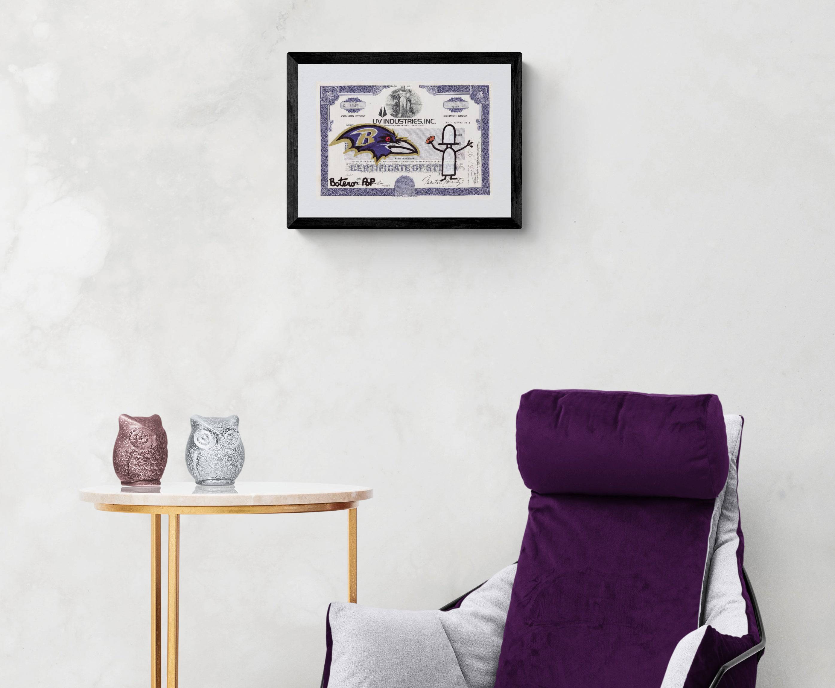 Botero Pop : Baltimore Ravens | Signature Fine Art