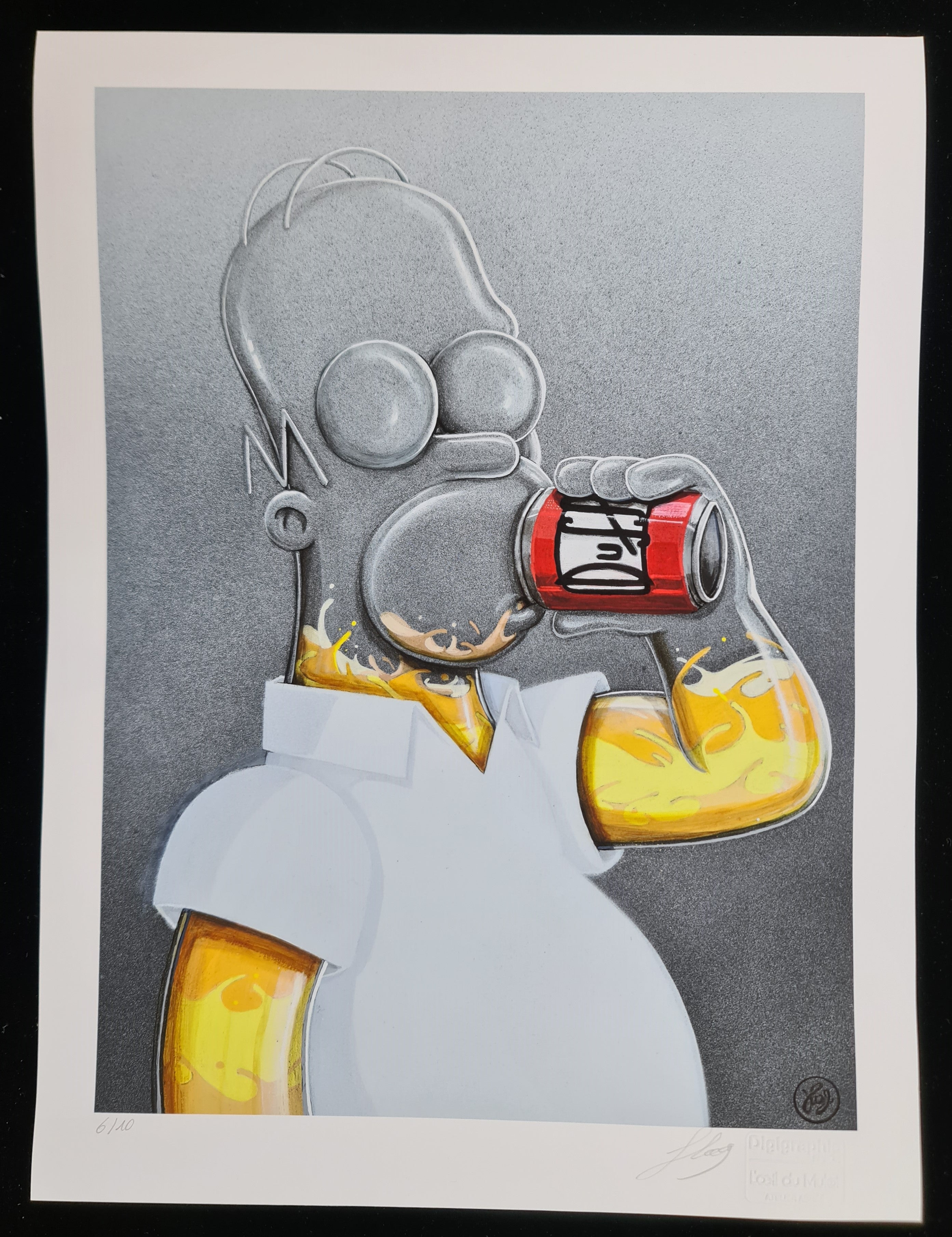 Flog : Homer Simpson | Signature Fine Art