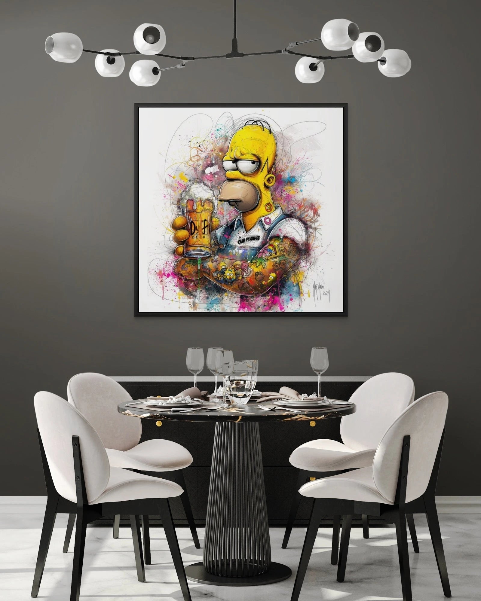 Patrice Murciano : Homer Simpson | Signature Fine Art