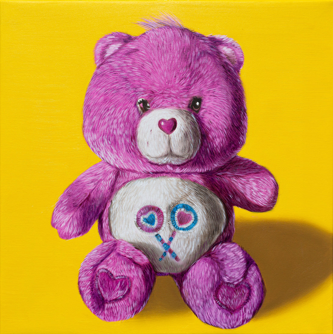 Ian Bertolucci : Pink Care Bear | Signature Fine Art