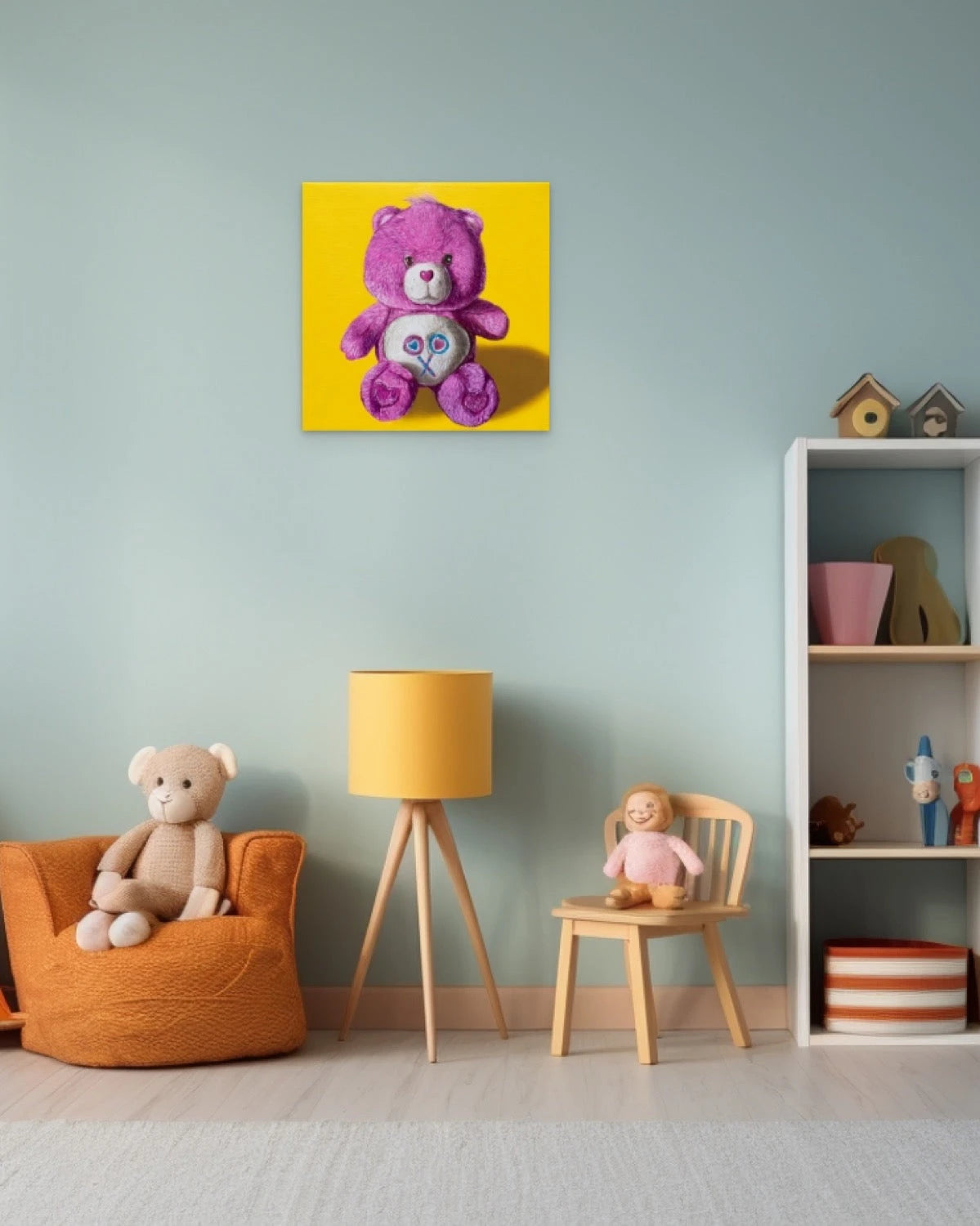 Ian Bertolucci : Pink Care Bear | Signature Fine Art