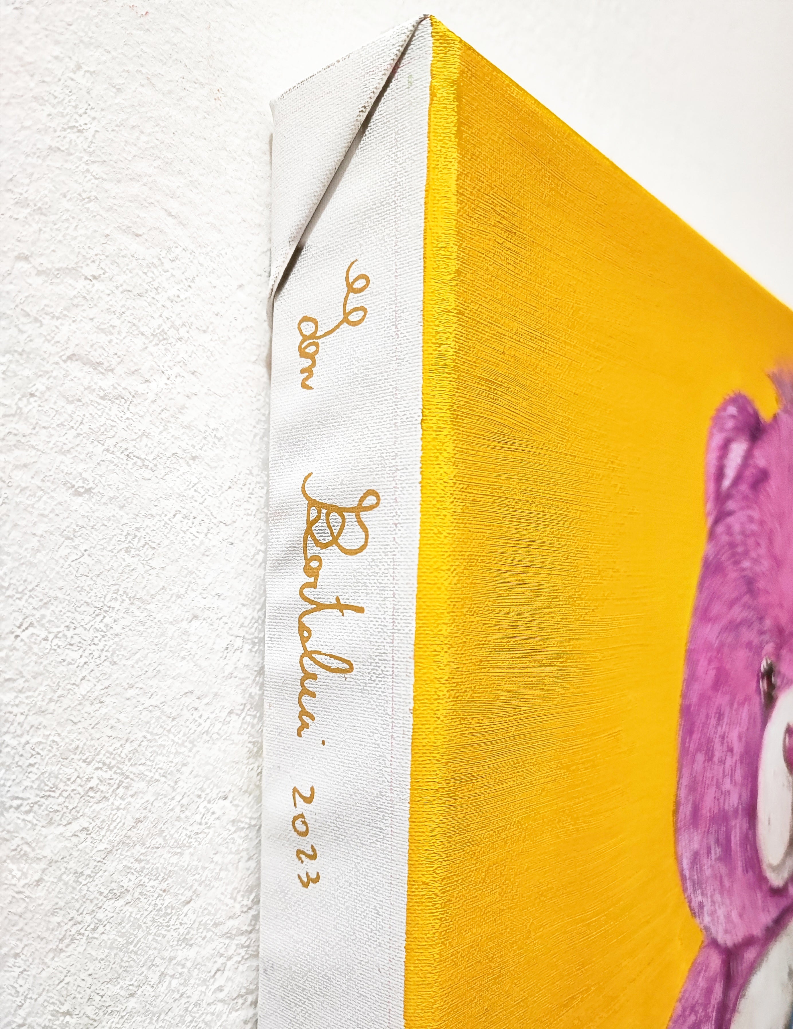 Ian Bertolucci : Pink Care Bear | Signature Fine Art