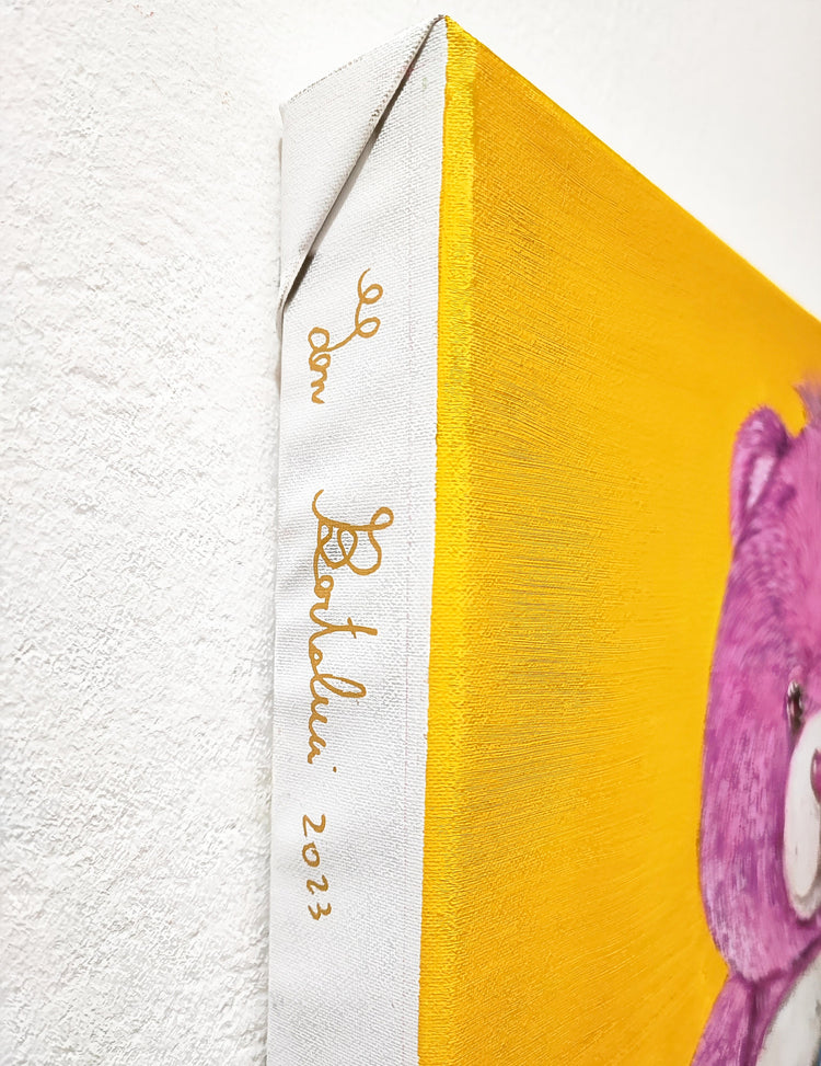 Ian Bertolucci : Pink Care Bear | Signature Fine Art
