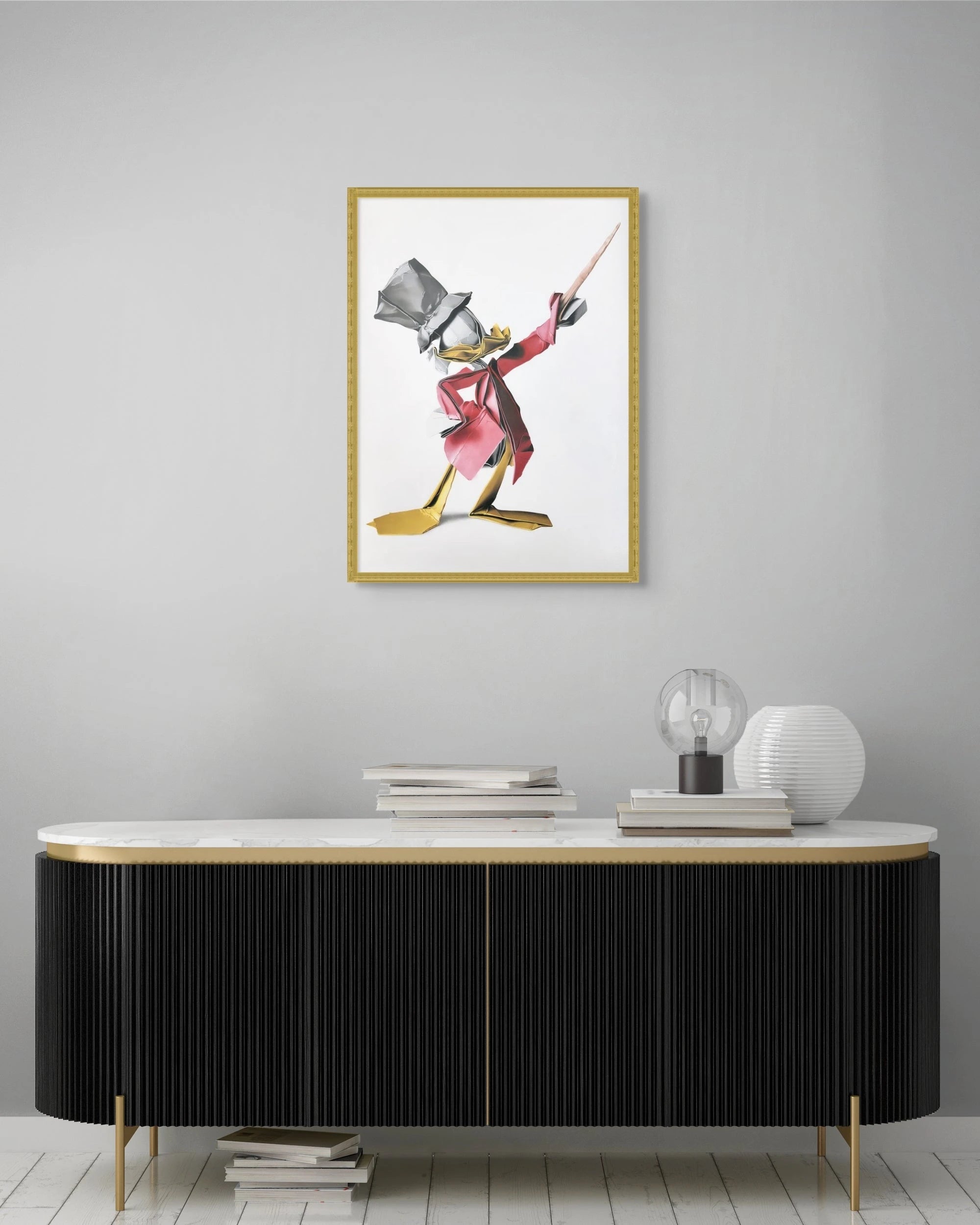 Alessandro Paglia : Scrooge McDuck Origami | Signature Fine Art