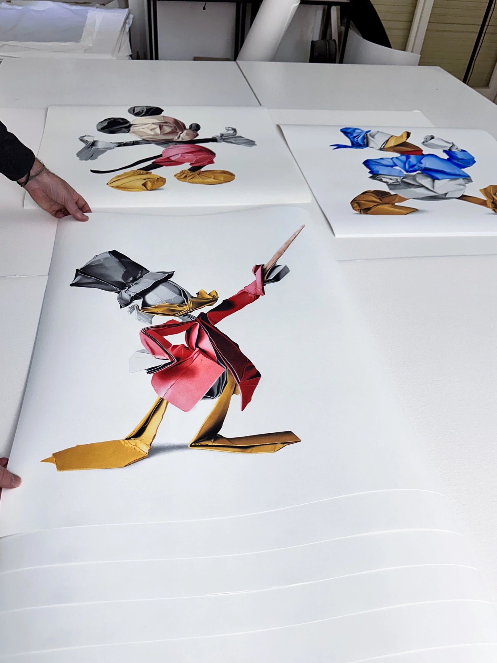 Alessandro Paglia : Scrooge McDuck Origami | Signature Fine Art