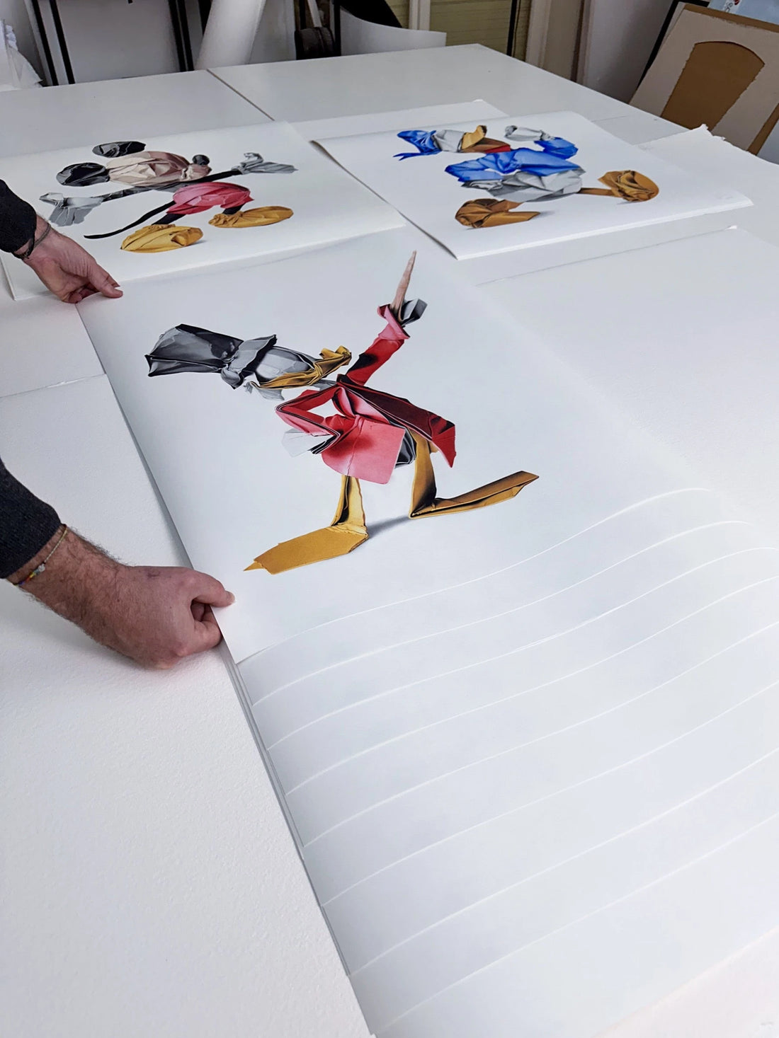 Alessandro Paglia : Scrooge McDuck Origami | Signature Fine Art