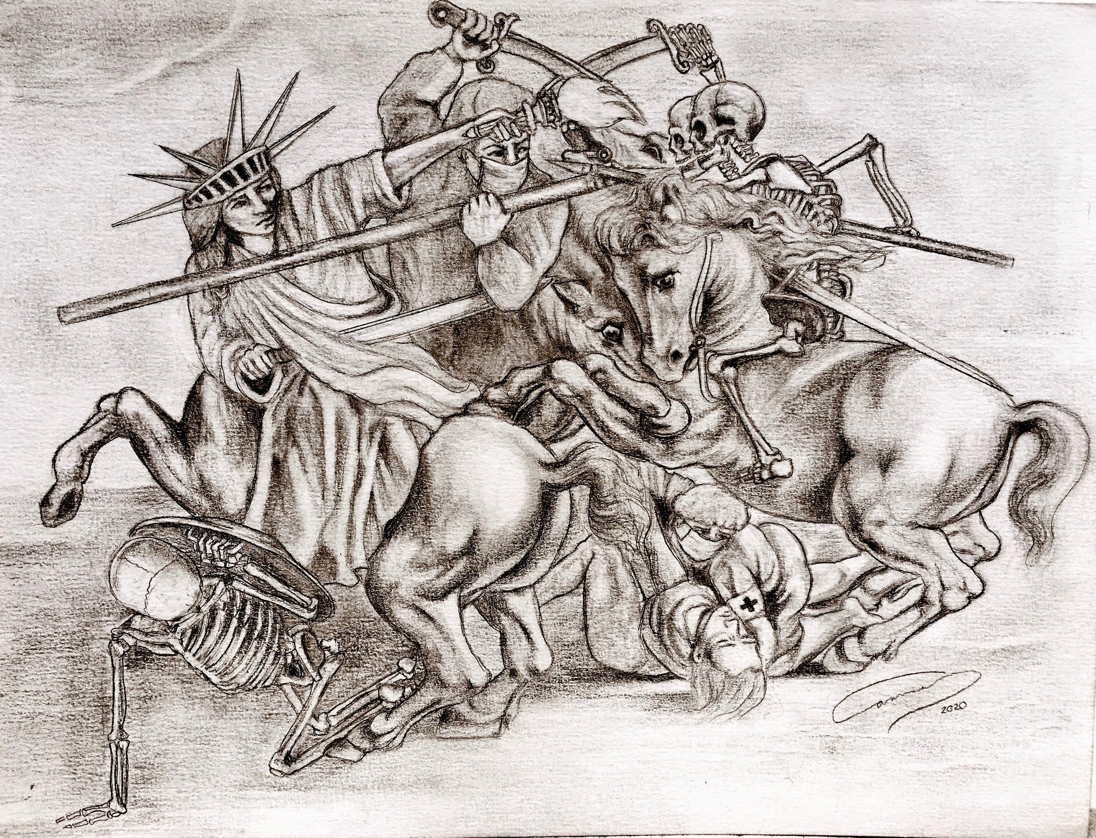 Carmen Carpena : The Battle of New York | Signature Fine Art